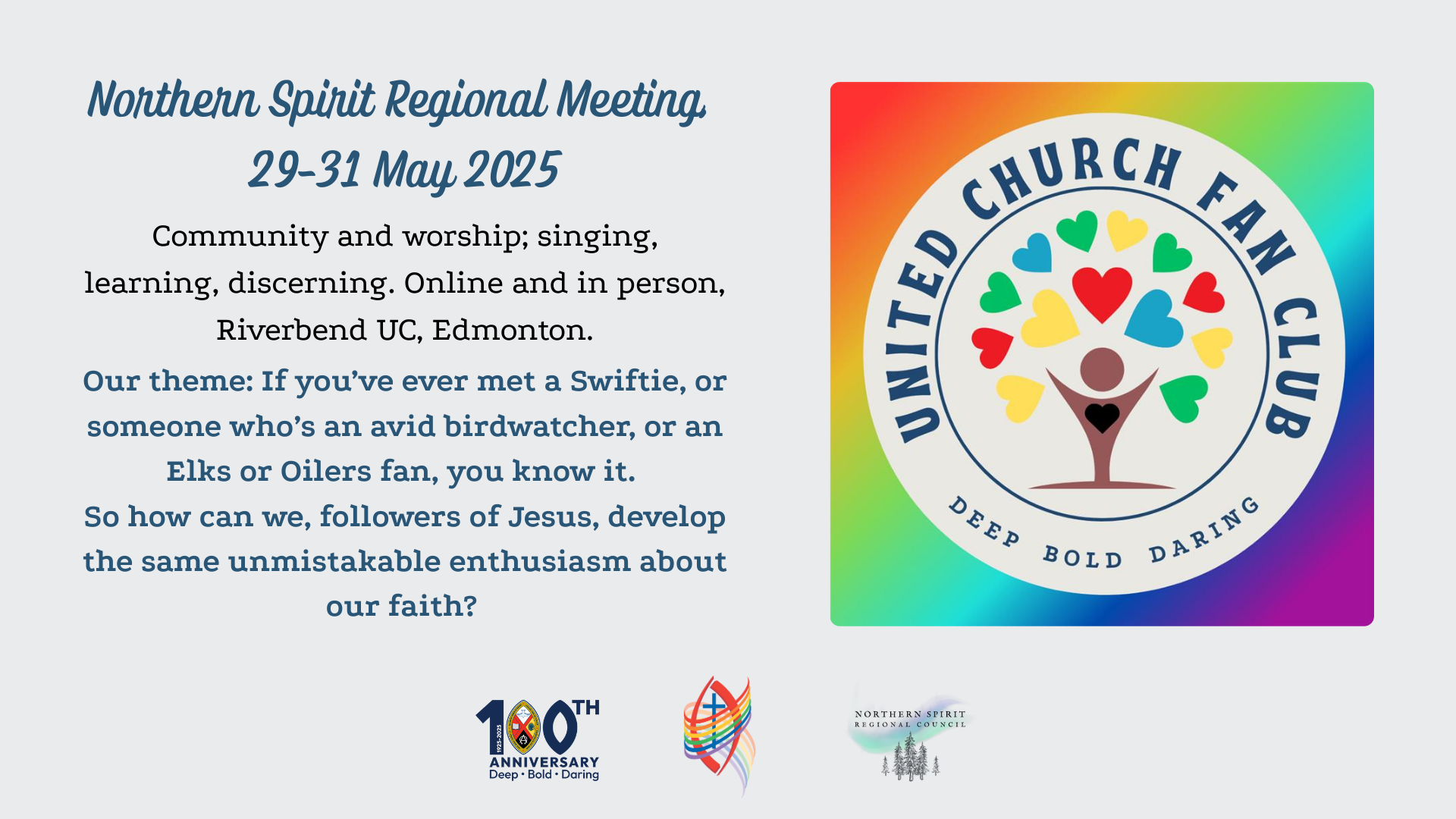 Northern Spirit regional meeting 2025 details - Northern Spirit ...