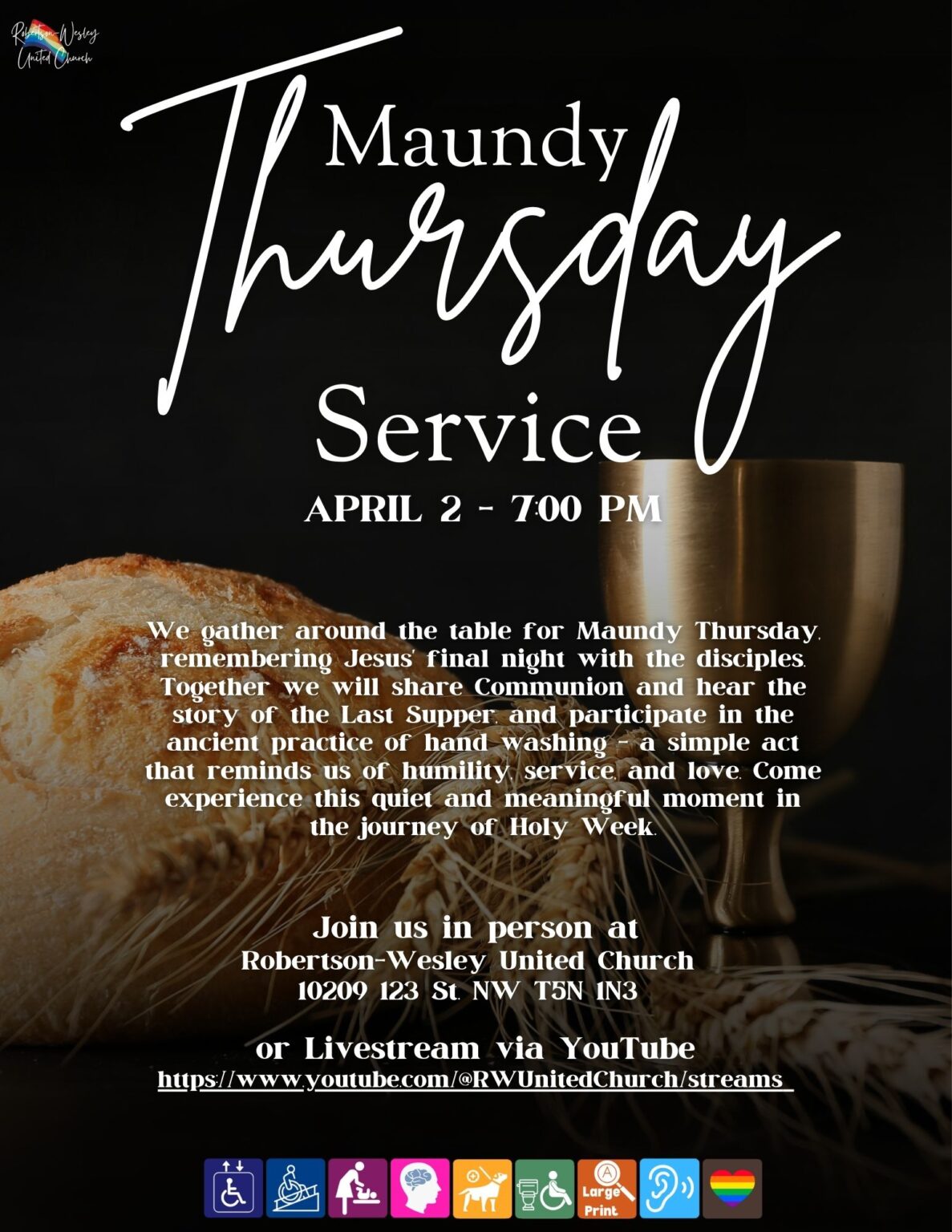 Maundy Thursday Service - Northern Spirit Regional Council
